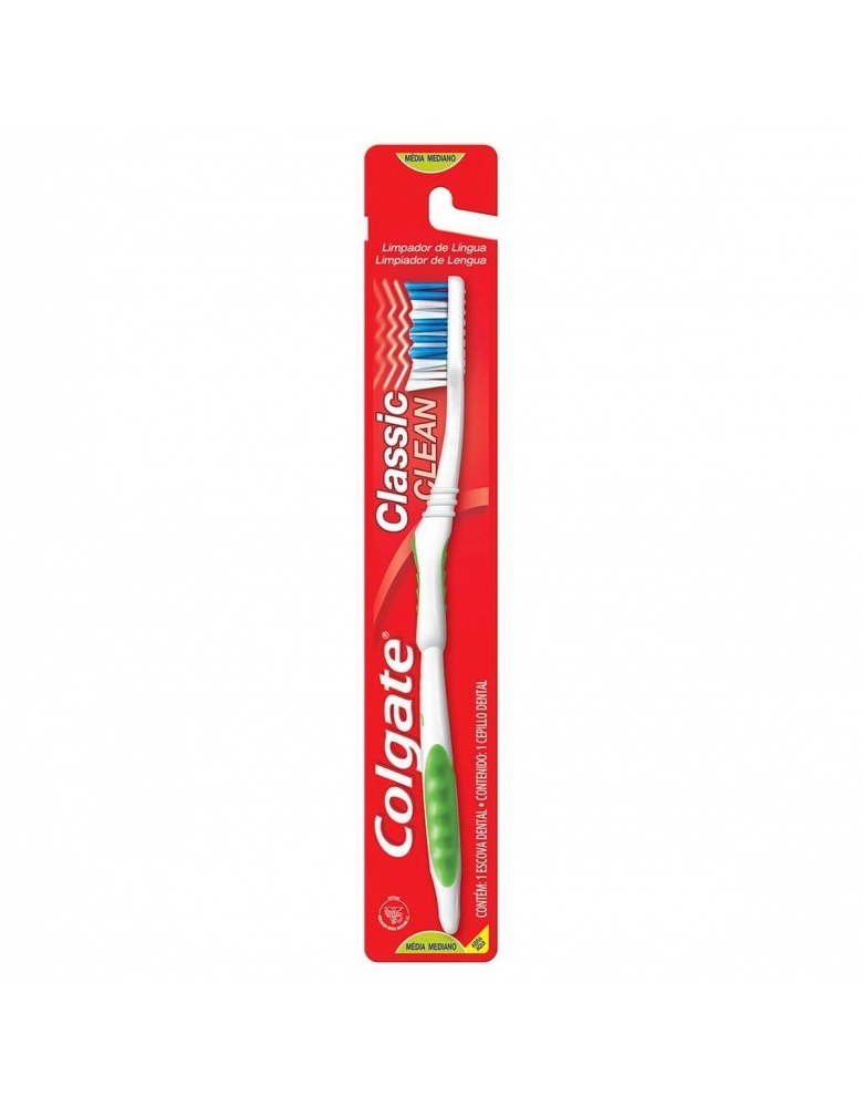 ESCOVA DENTAL COLGATE CLASSIC LONGA MÉDIA - Disfer