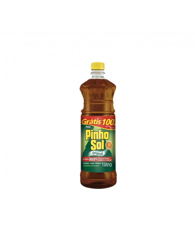 PINHO SOL ORIGINAL LEVE 1 LITRO PAGUE 900ML - Disfer