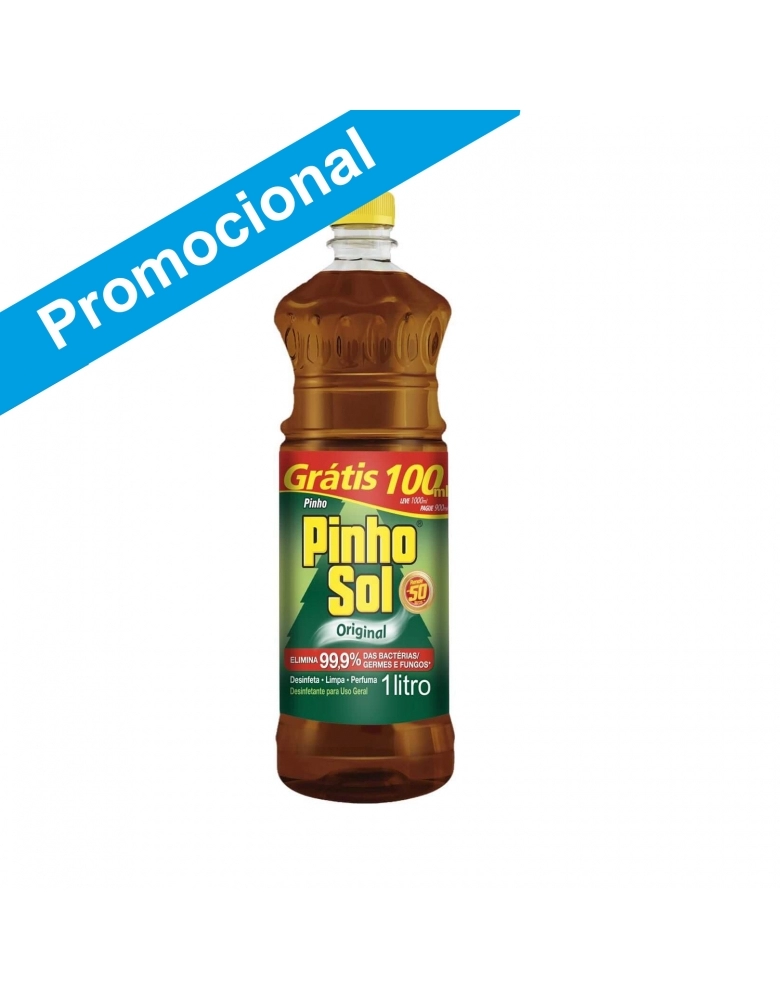 PINHO SOL ORIGINAL LEVE 1 LITRO PAGUE 900ML - Disfer