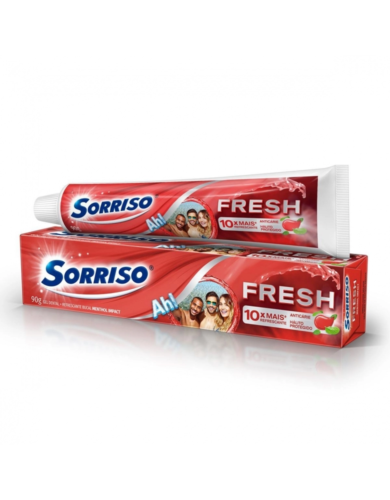 CREME DENTAL SORRISO FRESH MENTHOL IMPACT 90G - Disfer