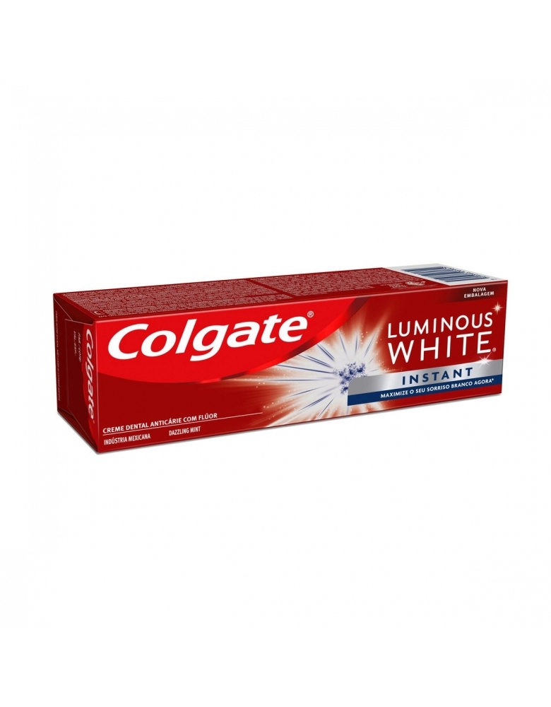 COLGATE LUMINOUS WHITE INSTANT CREME DENTAL PARA BRANQUEAMENTO 70G - Disfer