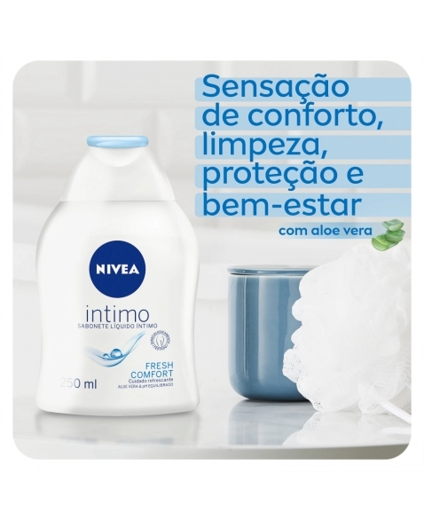 SABONETE ÍNTIMO NIVEA FRESH COMFORT 250ML